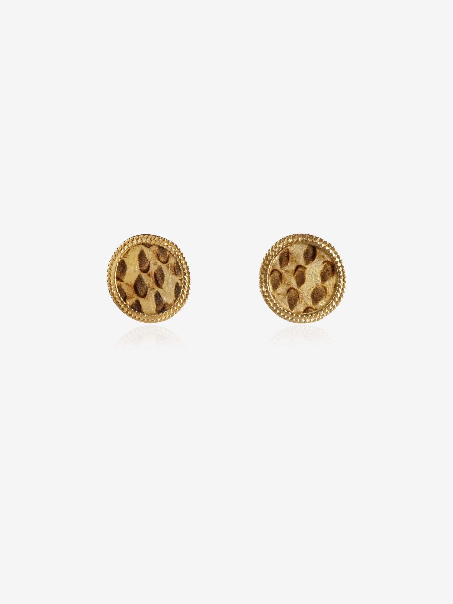 Mini Milano Earring Vintage Leather